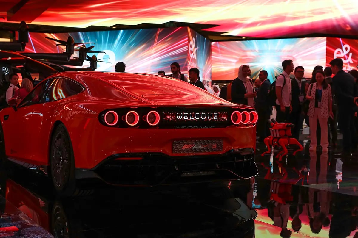 Mercedes-Benz reveals next-gen electric supercar at GITEX 2025