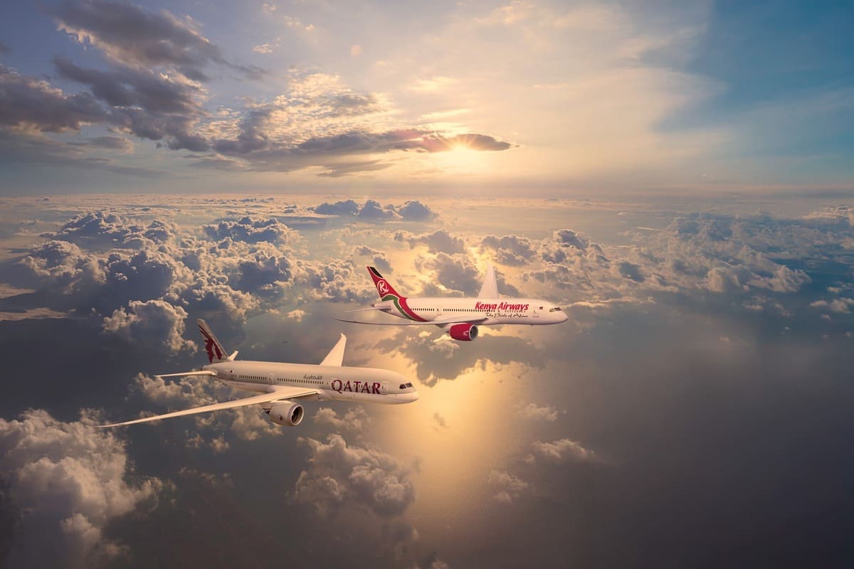 Qatar Airways and Kenya Airways launch new codeshare flights across 19 ...