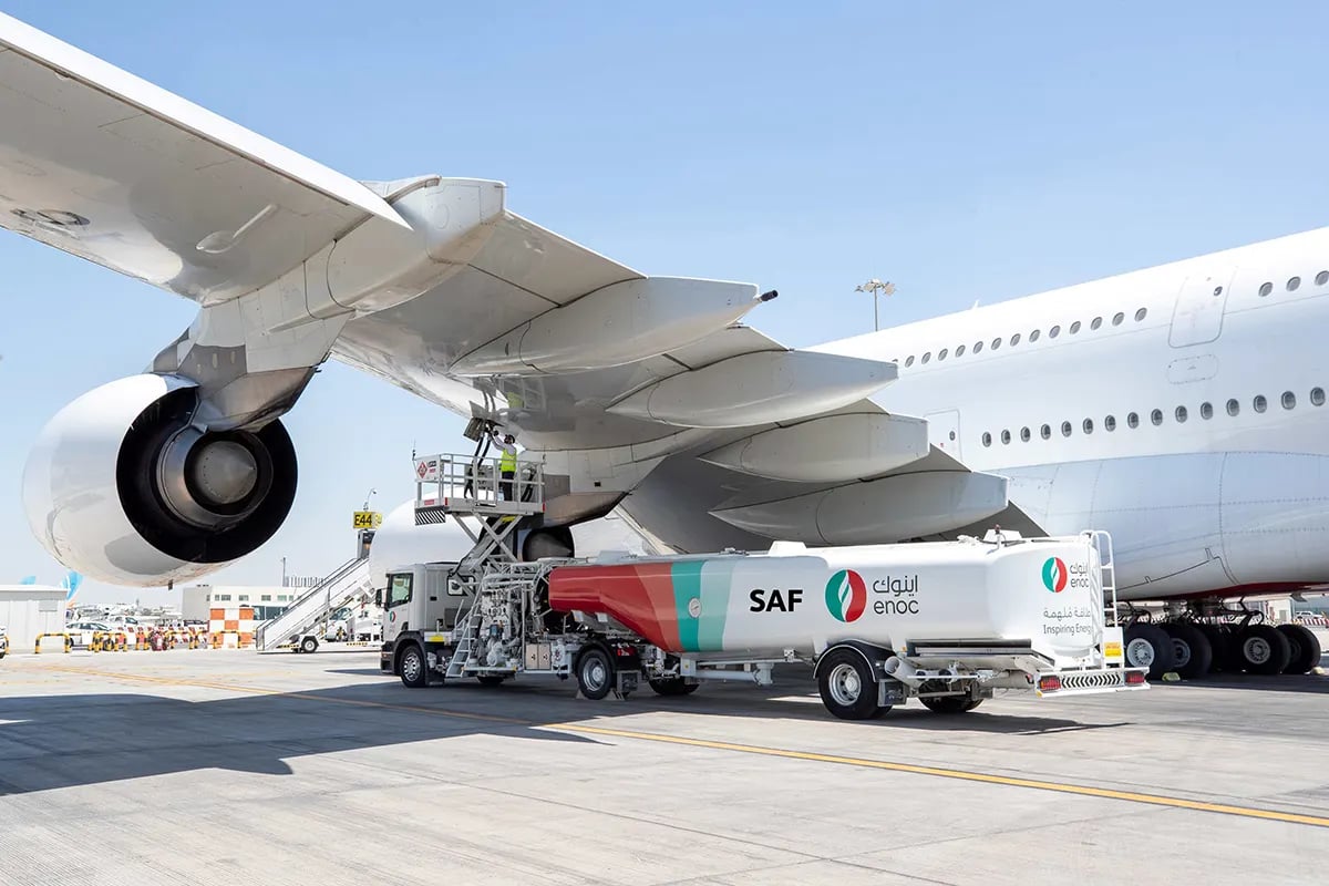 Emirates, ENOC sign MoU to advance sustainable aviation fuel supply