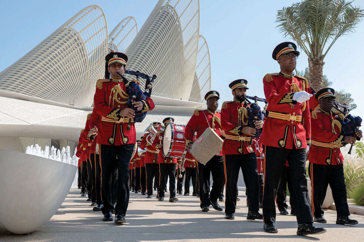 UAE Flag Day: Sheikh Khaled raises UAE flag at Zayed National Museum