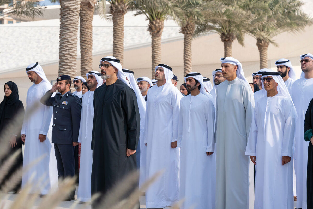 UAE Flag Day: Sheikh Khaled raises UAE flag at Zayed National Museum