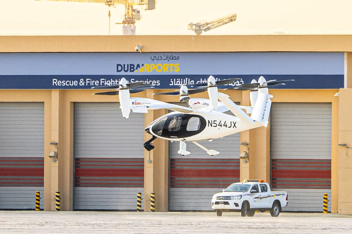 Dubai completes first crewed eVTOL aerial taxi flight, promising swift ...