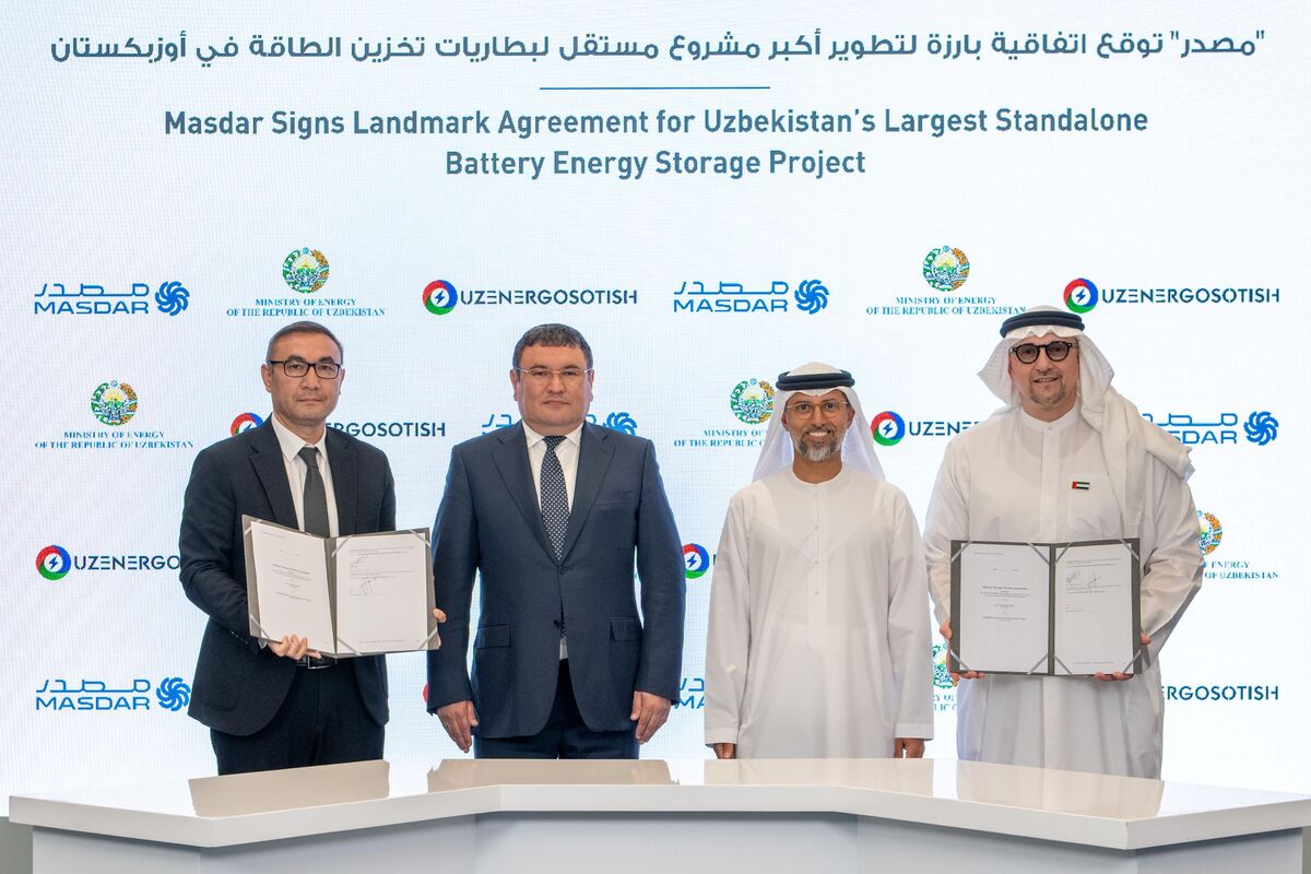 Abu Dhabi's Masdar signs major agreement for Uzbekistan's largest ...