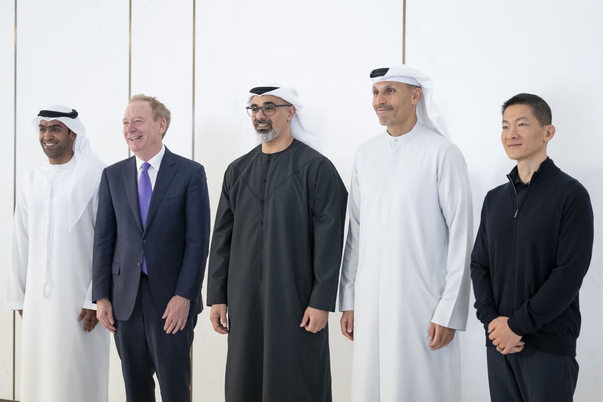 Sheikh Khaled reviews Microsoft’s plans to invest $15.2 billion to ...