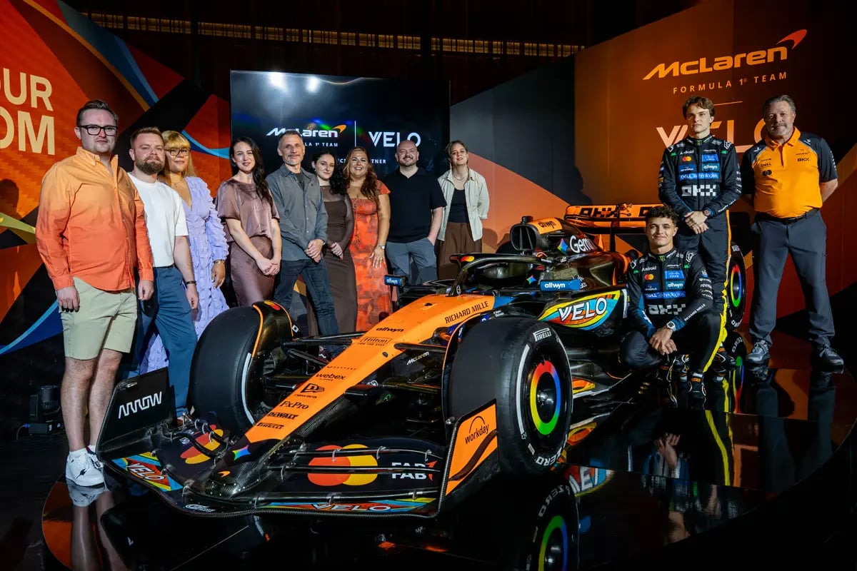 VELO, McLaren Formula 1 Team launch fan-inspired livery design for ...