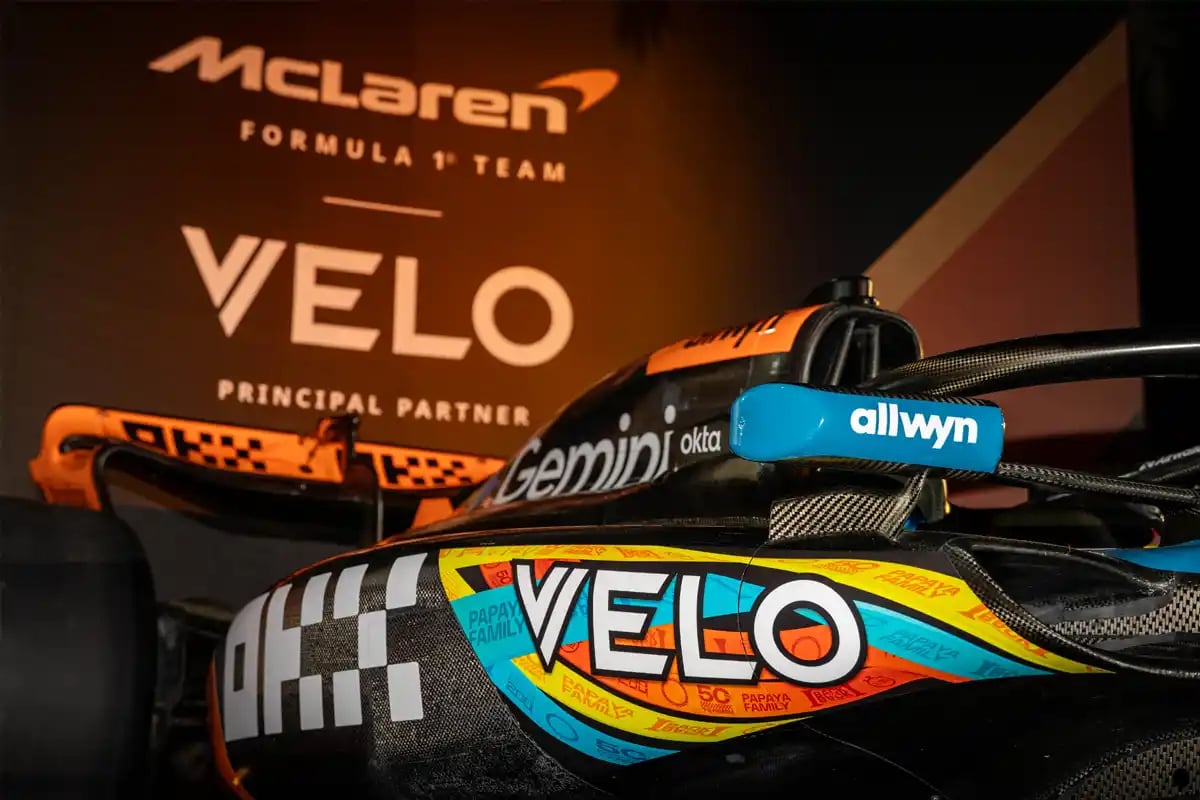 VELO, McLaren Formula 1 Team launch fan-inspired livery design for ...