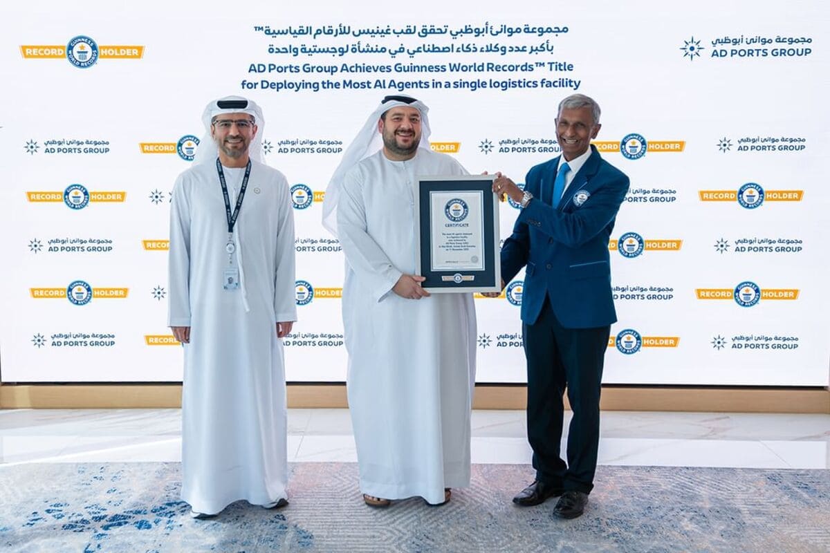 AD Ports Group sets Guinness World Record with 205 AI agents in logistics