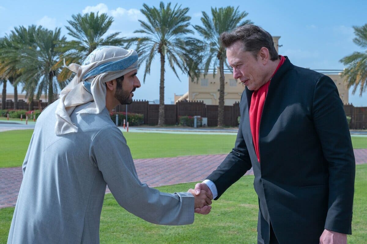 Sheikh Hamdan meets with Elon Musk, affirms UAE and Dubai’s vision to ...