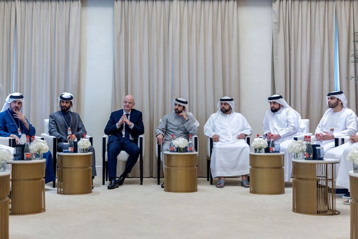 Sheikh Hamdan, FIFA President discuss global sports cooperation at ...