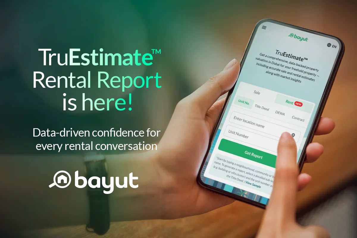 Bayut launches TruEstimate™ rental reports
