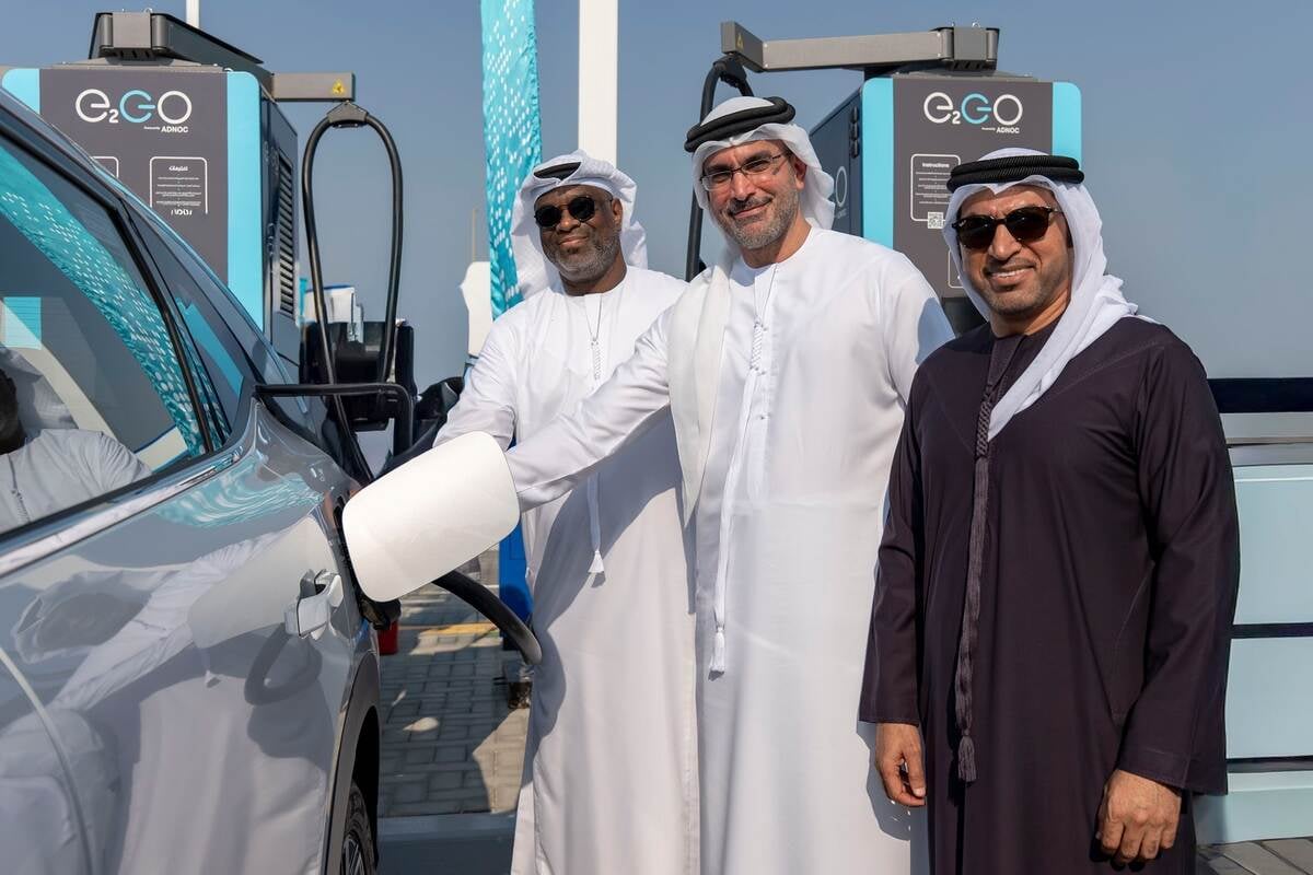 ADNOC Distribution launches world’s sixth largest superfast EV charging ...