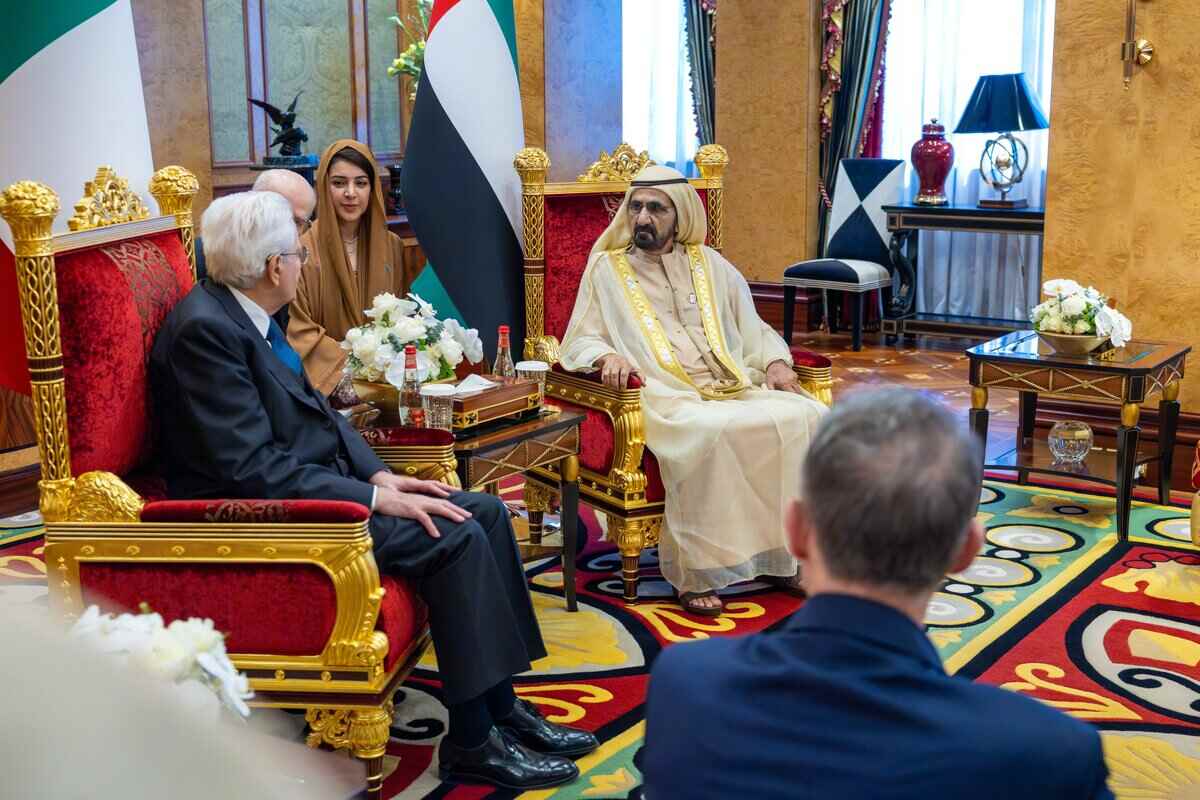 Sheikh Mohammed meets with President of Italy, spotlights $40 billion ...