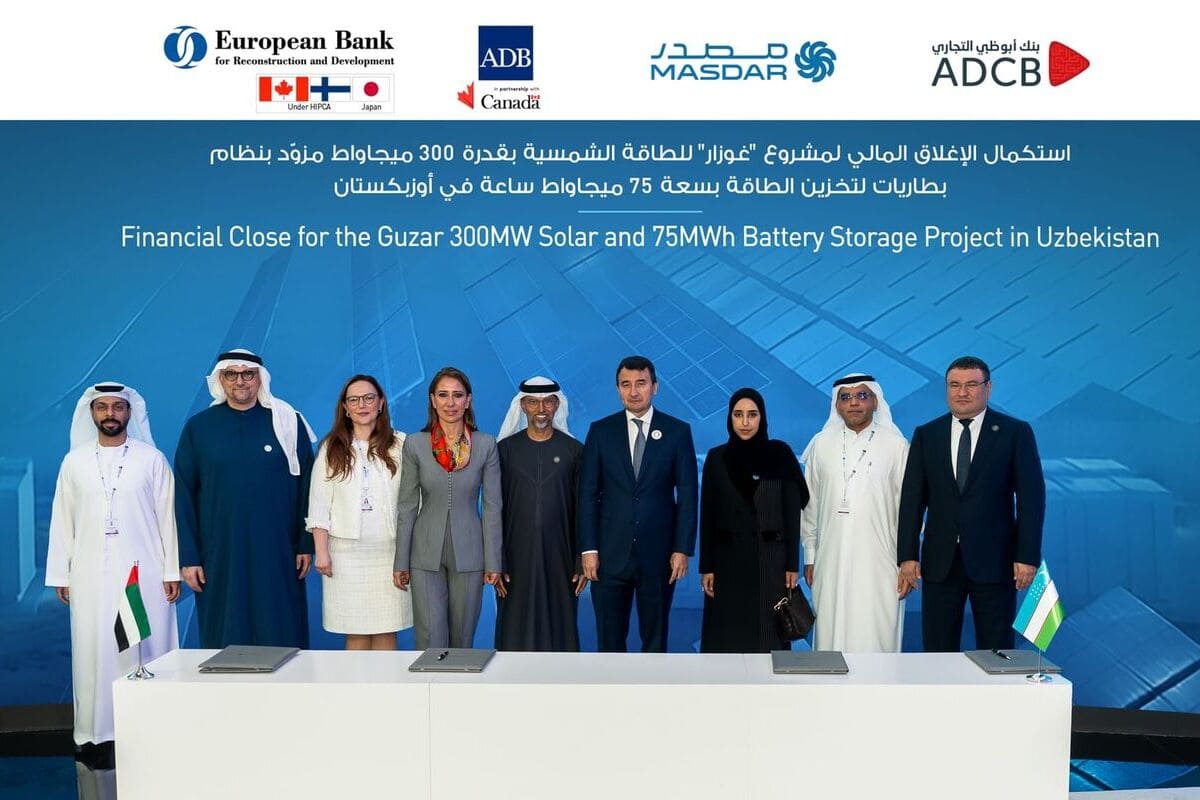 Abu Dhabi’s Masdar secures $225 million for major solar and battery ...