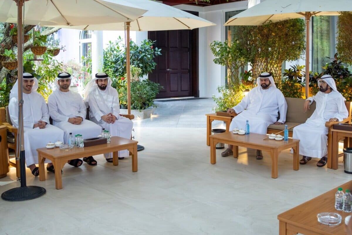 Sheikh Mohammed discusses with Fujairah Crown Prince in Dubai