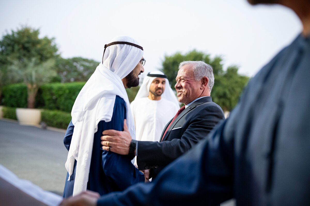 UAE President receives King of Jordan in Dubai, in the presence of ...