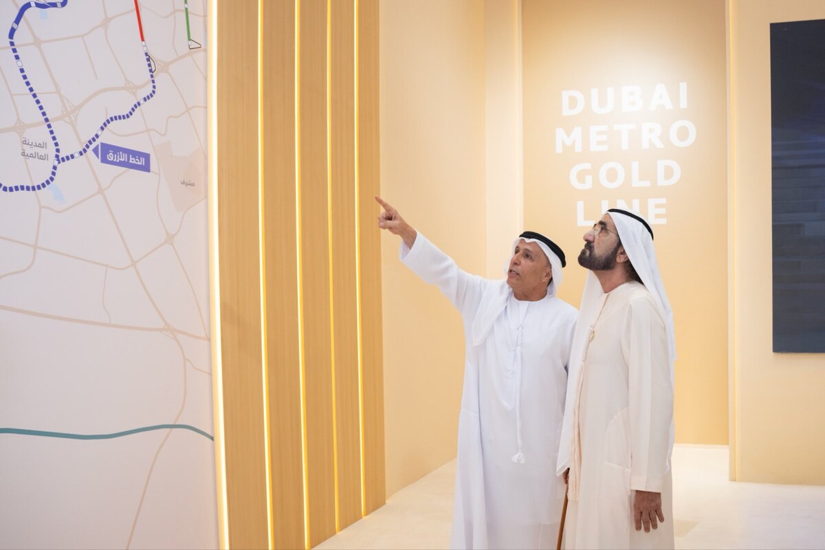 Sheikh Mohammed announces $9.26 billion Dubai Metro Gold Line project ...