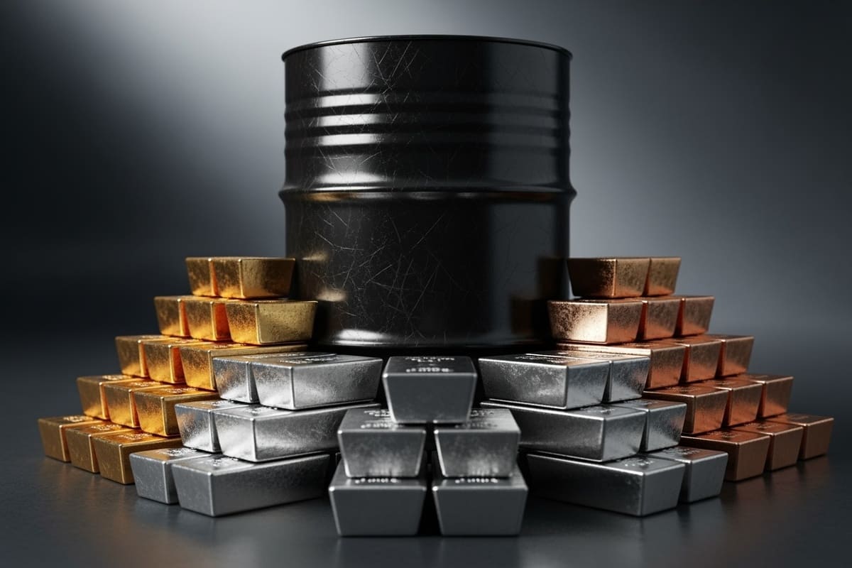 Brent, gold and silver forecasts shift as oil outlook weakens and ...