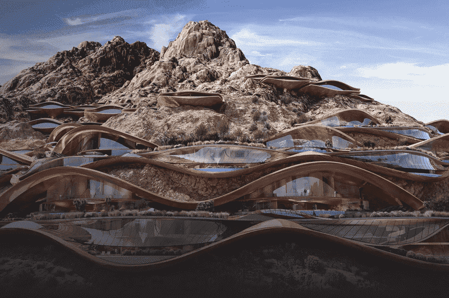 Construction progress for NEOM city projects in 2023