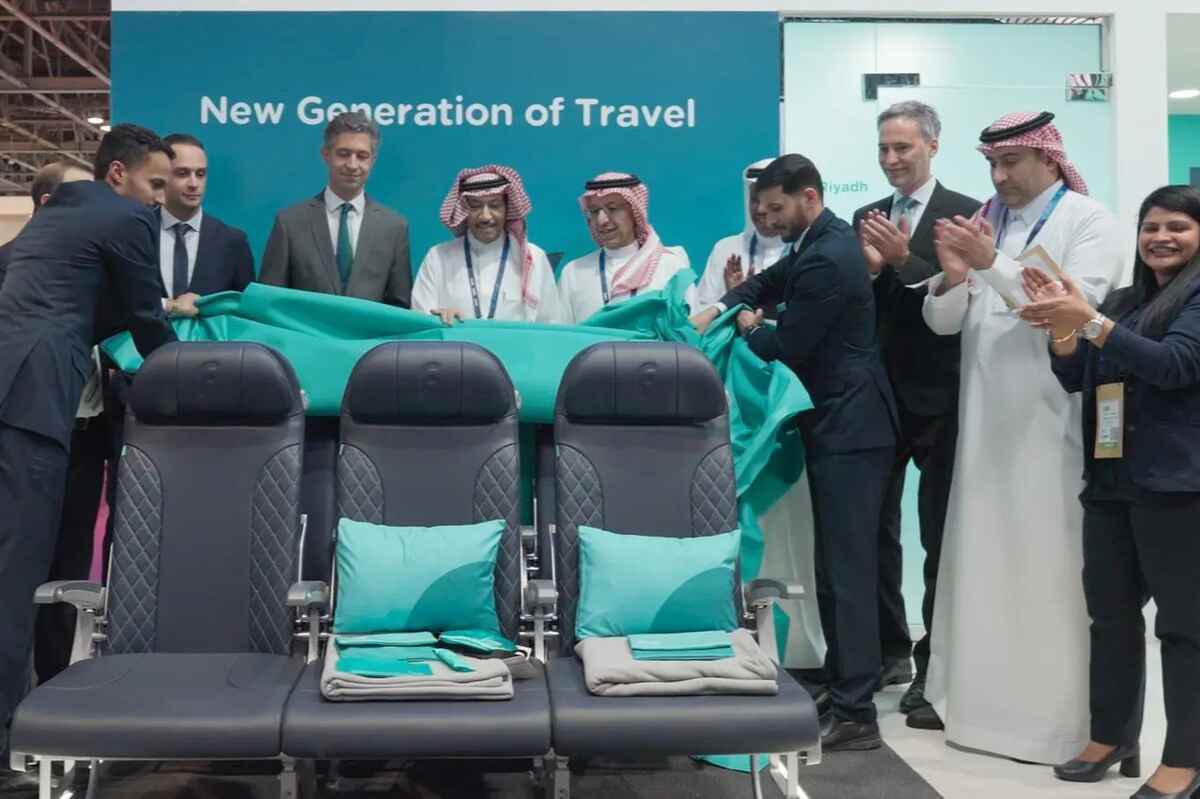 flynas reveals latest-generation aircraft seats for A320neo at ATM 2025