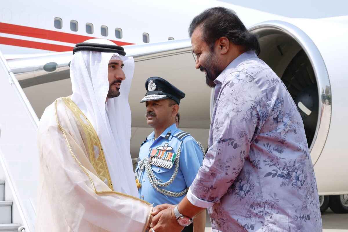 Sheikh Hamdan bin Mohammed arrives in New Delhi on first official visit ...