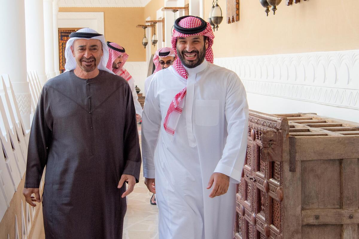 UAE President meets with Saudi Crown Prince to discuss fraternal ties ...