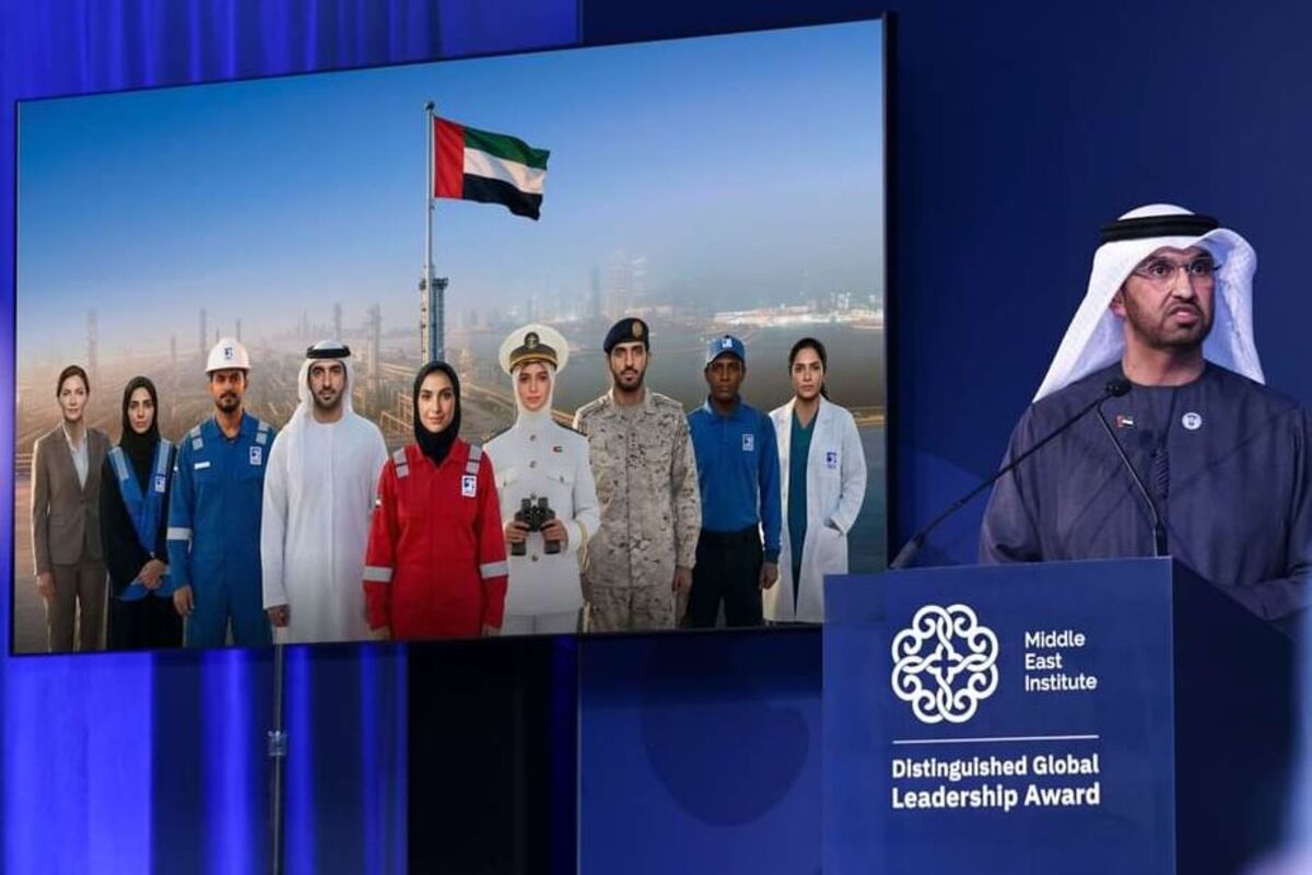 Dr. Sultan Al Jaber dedicates 2026 Distinguished Global Leadership ...